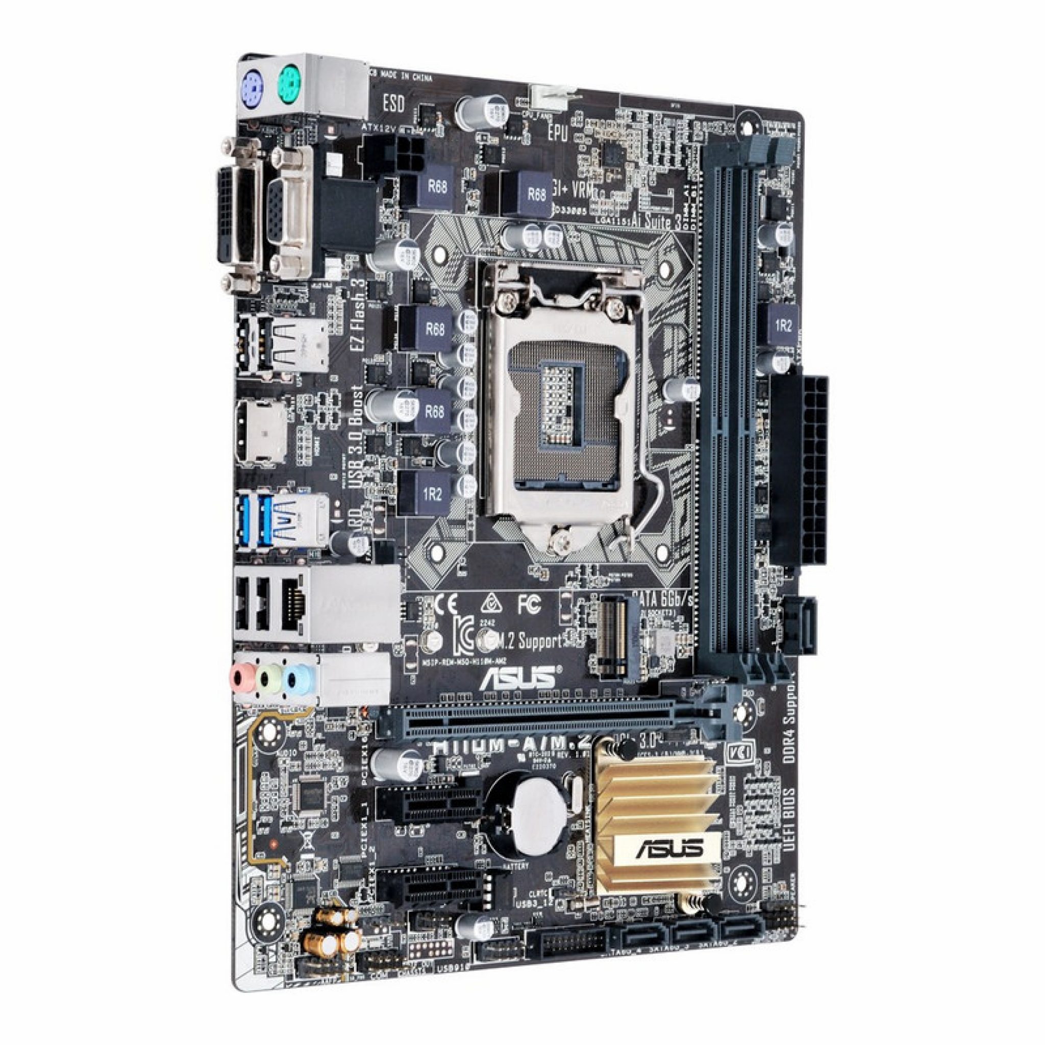 Asus H110M-A/M.2: una placa muy completa de bajo coste.