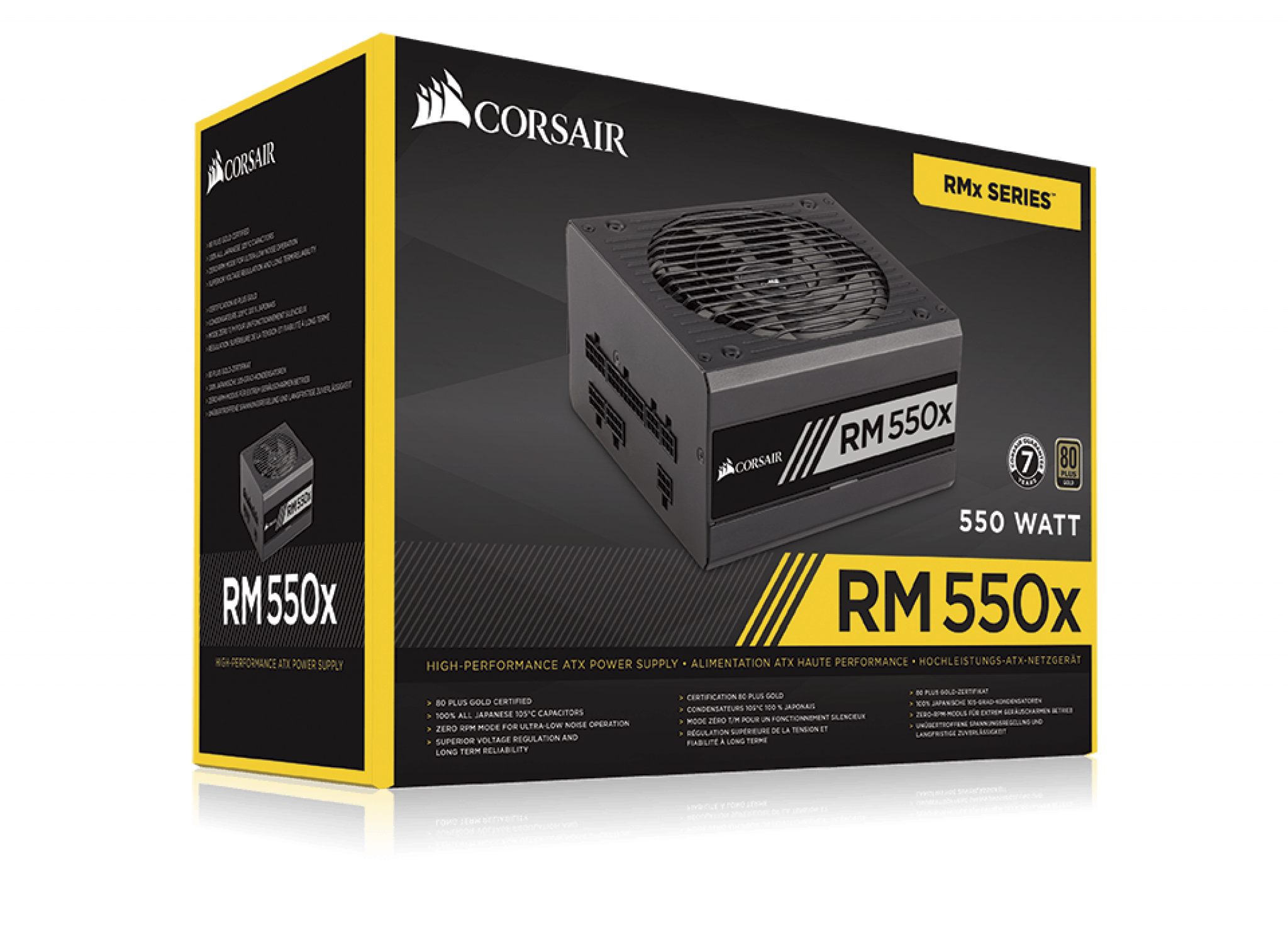 Corsair RM550x, fuente de alimentación donde la fiabilidad es lo esencial