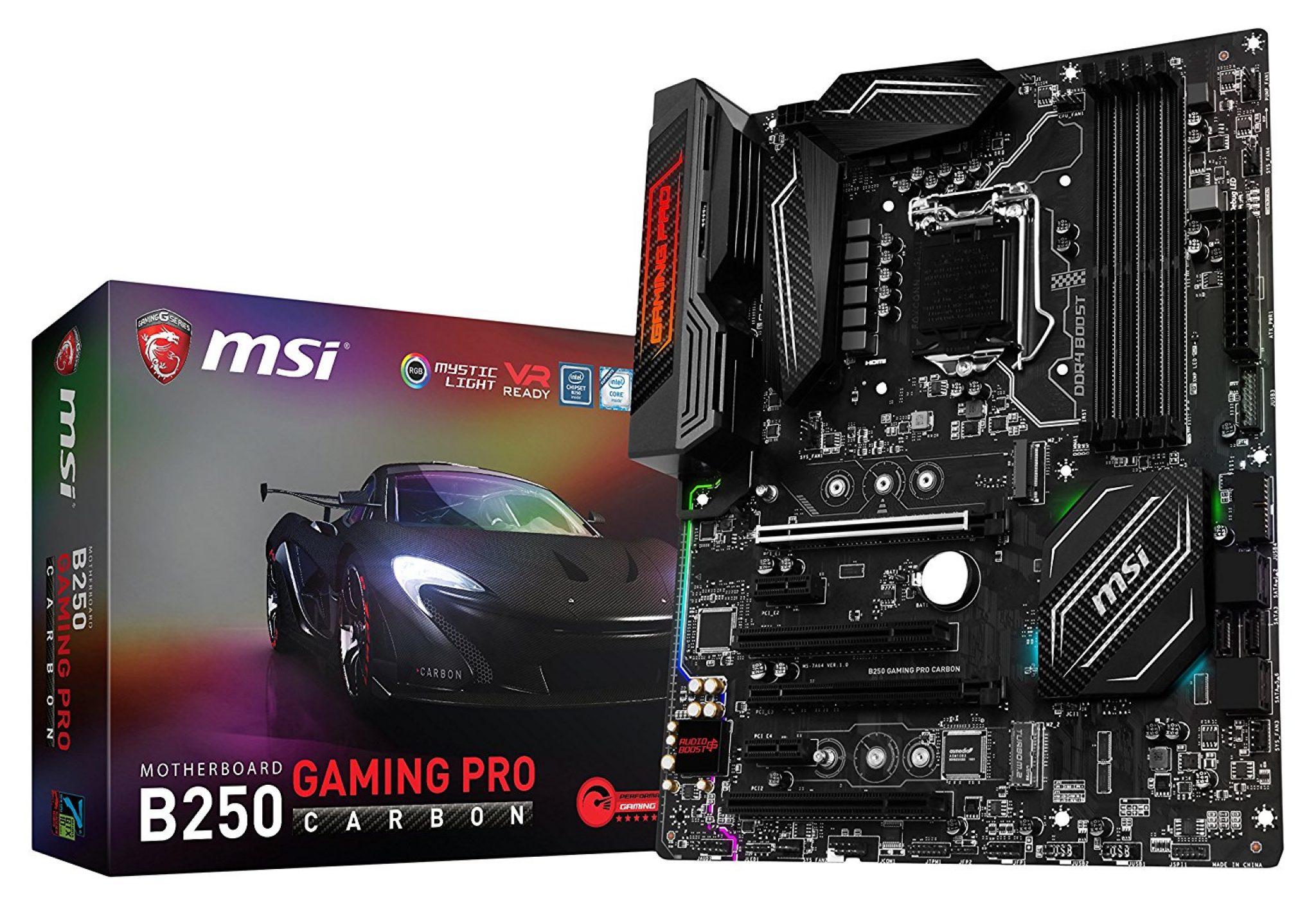 MSI B250 Gaming Pro Carbon, un circuito de carreras encerrado en la ...
