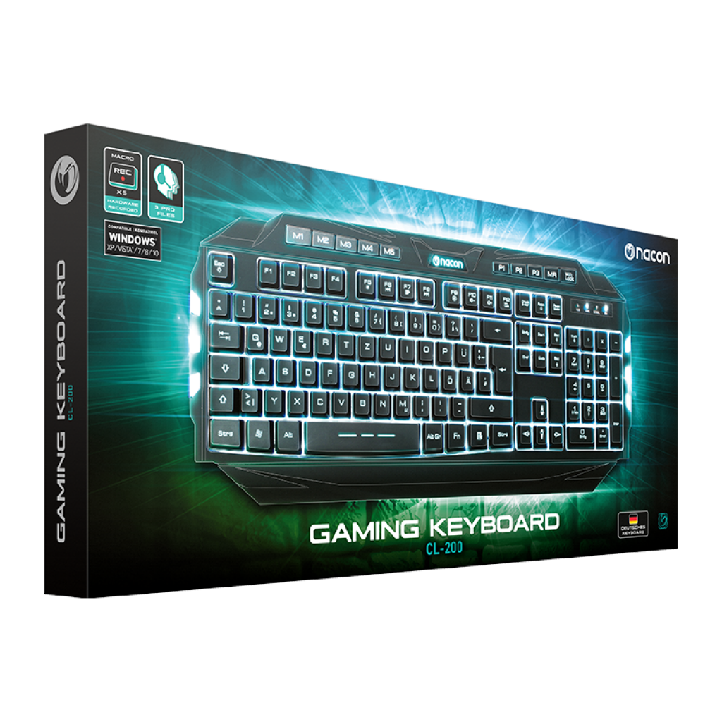 Nacon CL-200, el teclado gaming para jugar sin parar