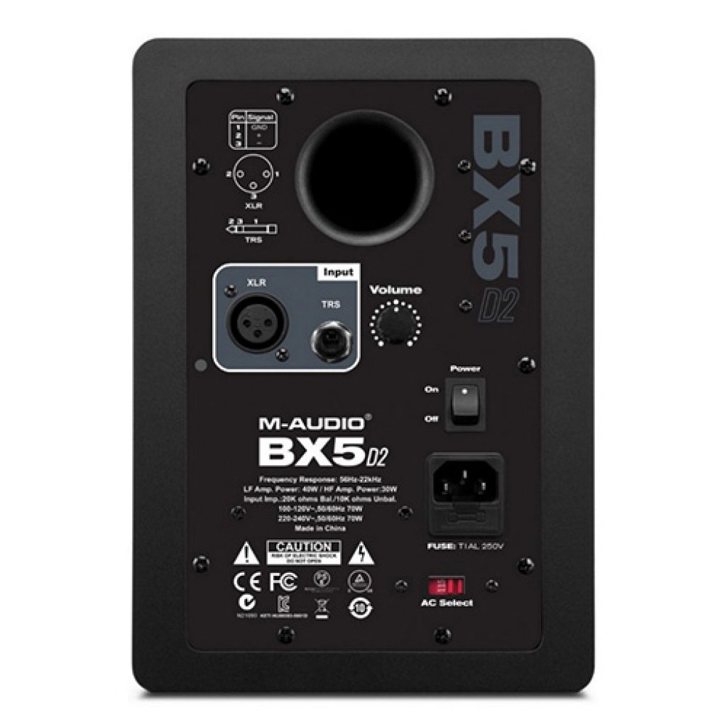 M-Audio BX5 D2, monitor de estudio para profesionales y aficionados