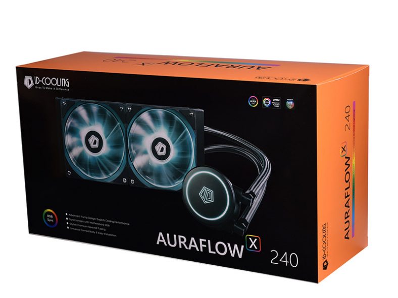Nuevo kit ID-Cooling Auraflow X 240, alto poder de disipación térmica