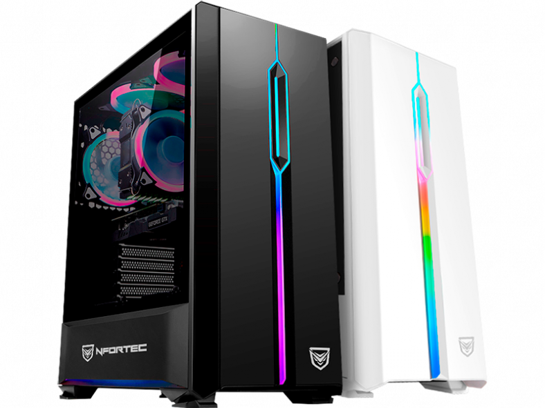 Nfortec Antares, una torre muy gamer disponible en varios colores