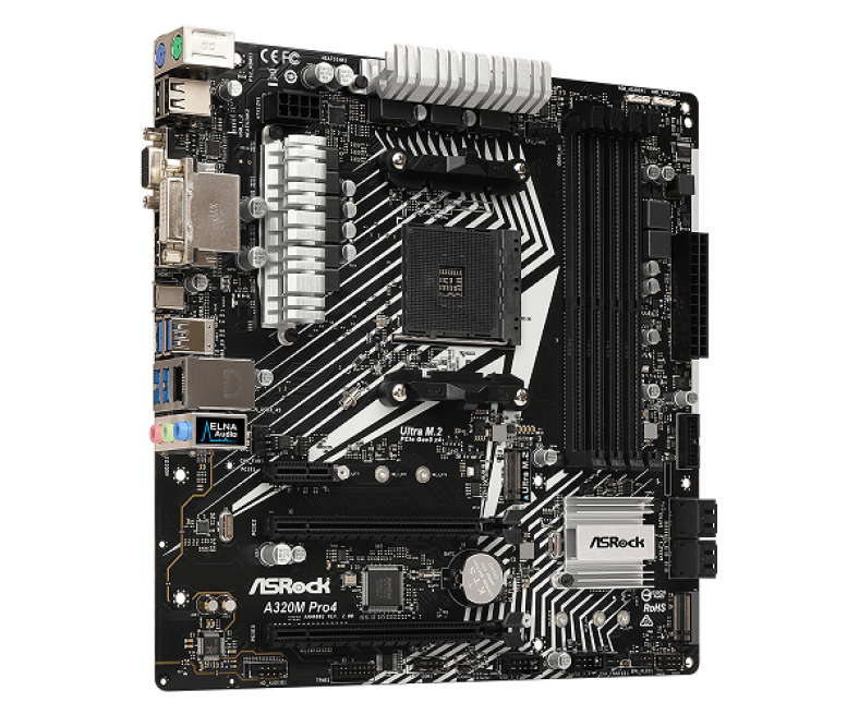 ASRock A320M Pro4 R2.0, económica y compacta placa base