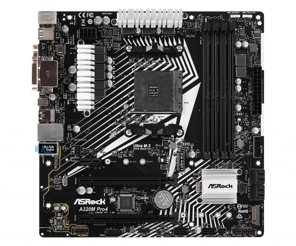 ASRock A320M Pro4 R2.0, económica y compacta placa base