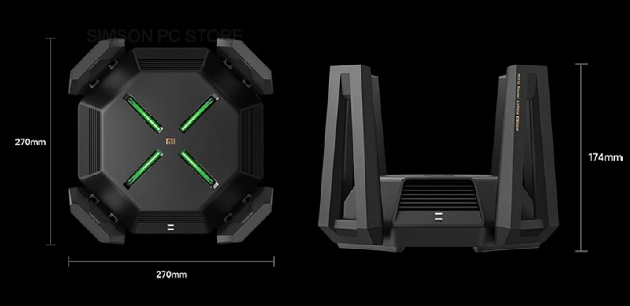 Xiaomi AX9000, router Wi-Fi 6 diseñado para los E-Sports