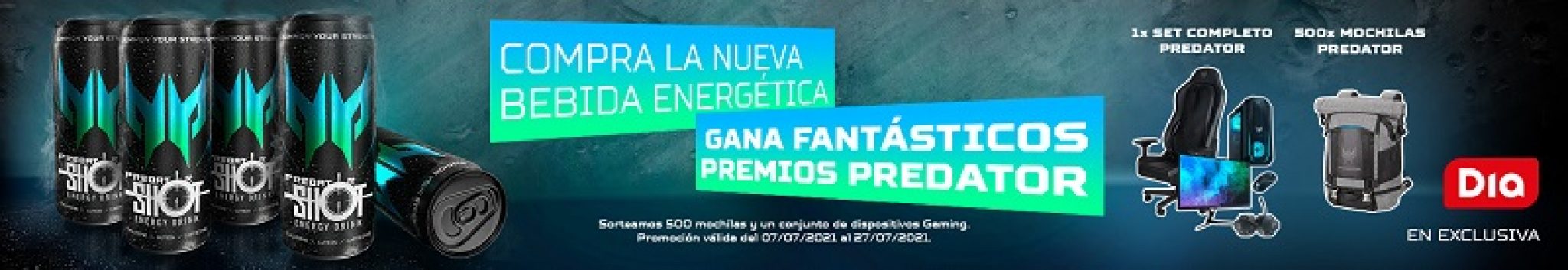 PredatorShot, la bebida energética Acer de nueva generación