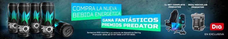 PredatorShot, la bebida energética Acer de nueva generación