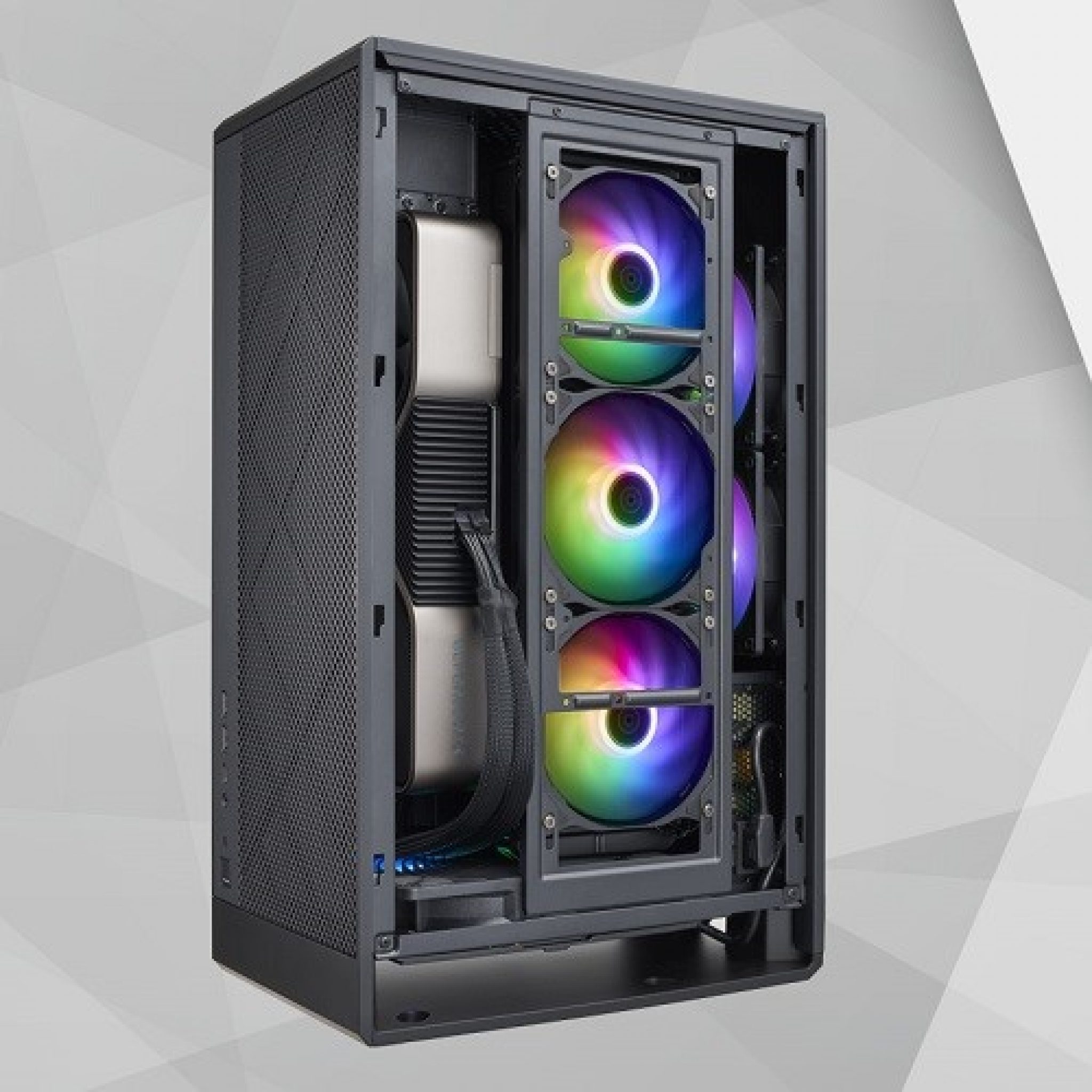 SilverStone ALTA G1M, torre de diseño compacto y efecto apilamiento