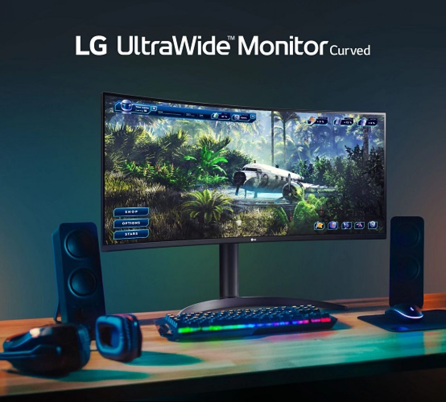 LG 34BP65C-B, monitor curvo ultrapanorámico para negocio y gaming