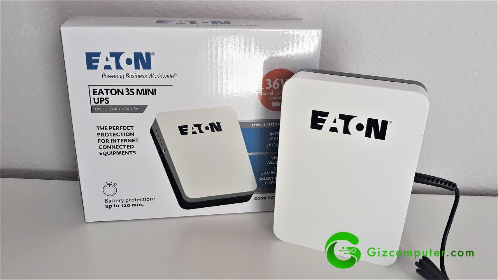 SAI Eaton 3S Mini, probamos este dispositivo con batería de 2200 mAh