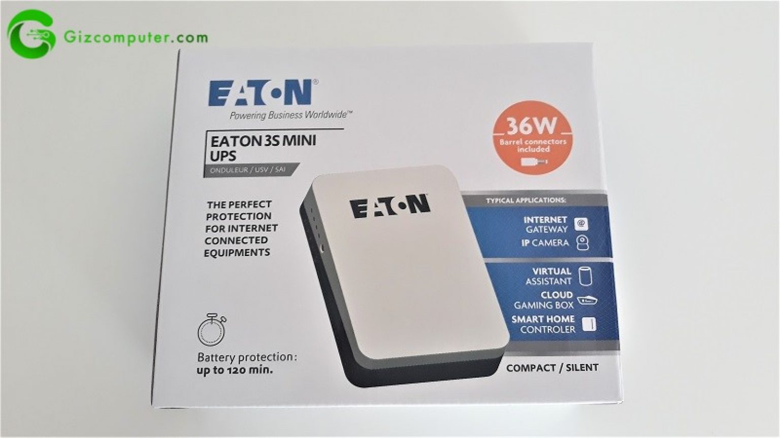 SAI Eaton 3S Mini, probamos este dispositivo con batería de 2200 mAh