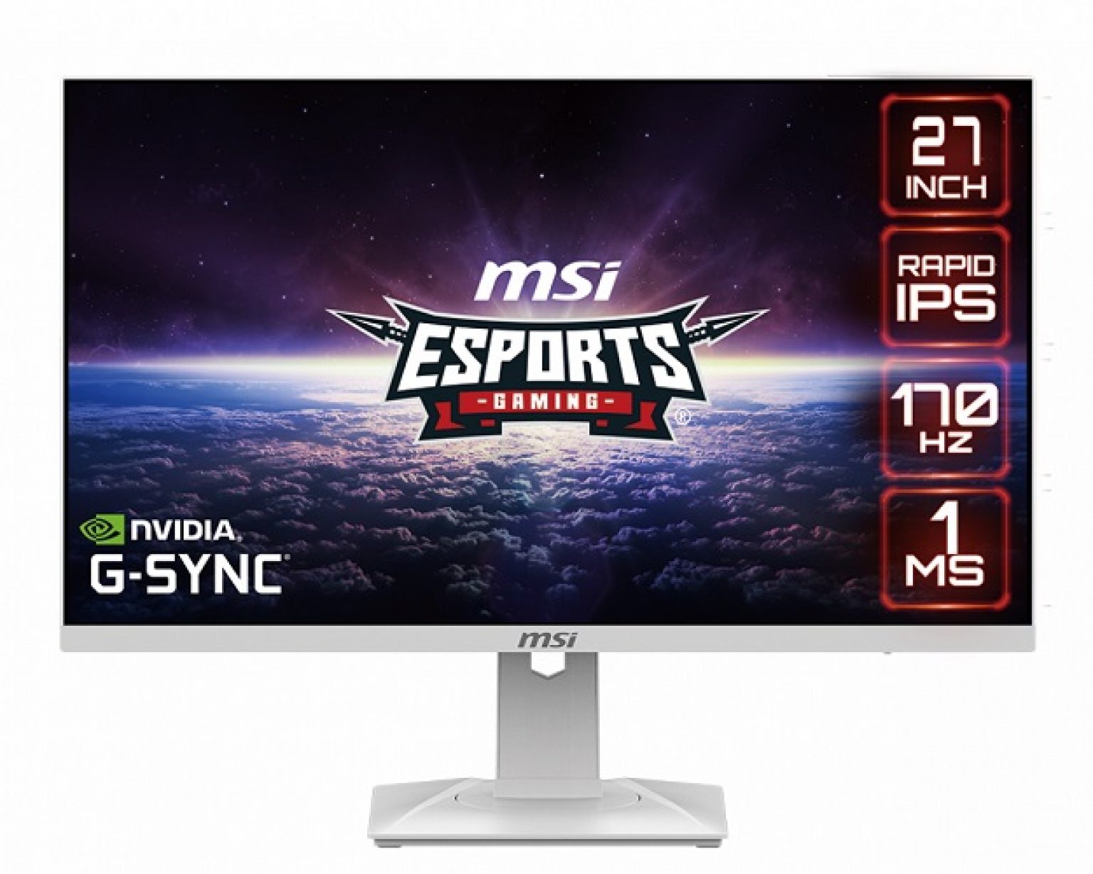 MSI G274QRFW, un veloz monitor eSports de 27 pulgadas