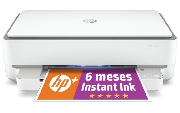 HP Envy 6030e, máquina multifunción familiar compatible con Instant Ink