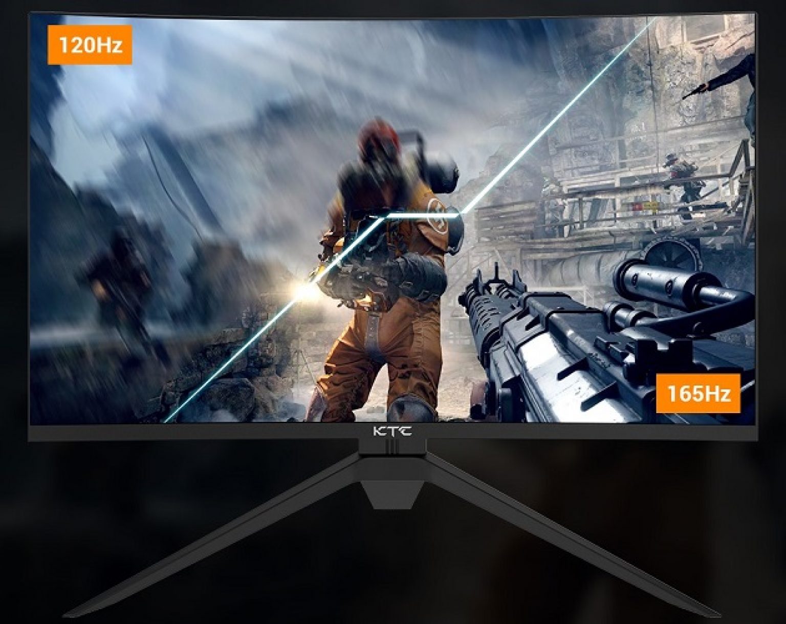 KTC H32S17, un veloz monitor gaming curvo de 32 pulgadas QHD