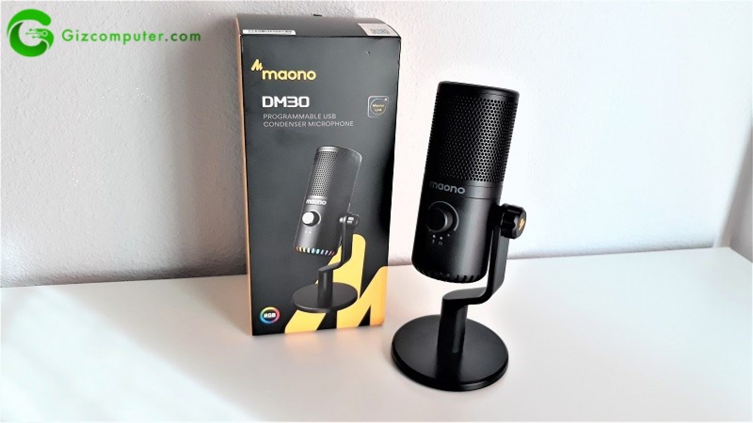 MAONO DM30, probamos este micrófono USB de condensador con RGB