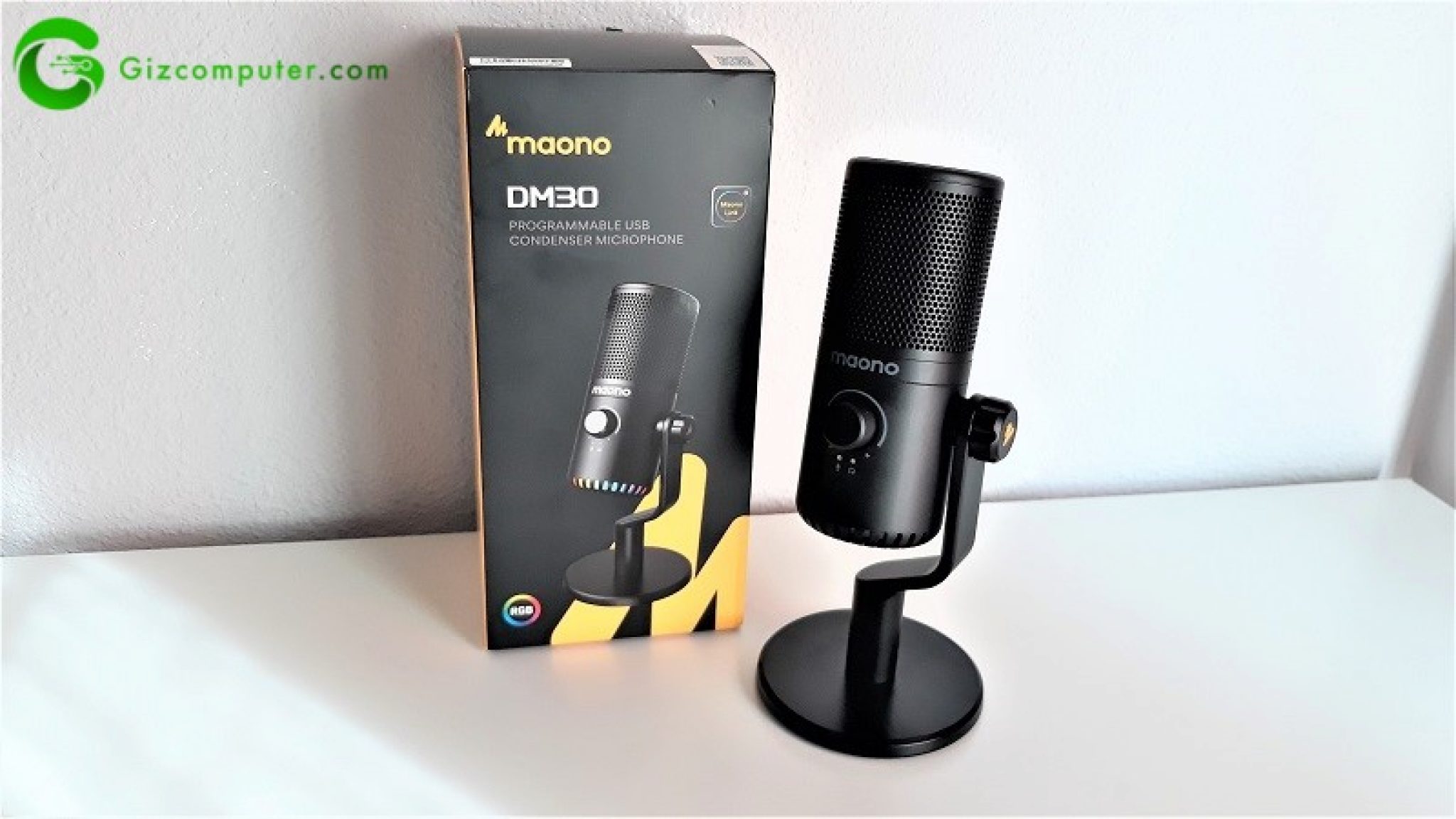 MAONO DM30, probamos este micrófono USB de condensador con RGB