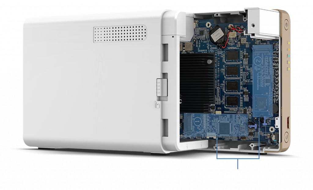 QNAP Serie TS-x62, NAS equipados con Intel Celeron de dos núcleos