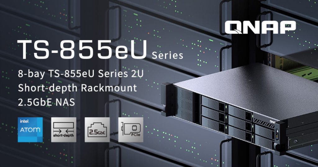 NAS TS-855eU, nueva serie de QNAP para montaje en rack