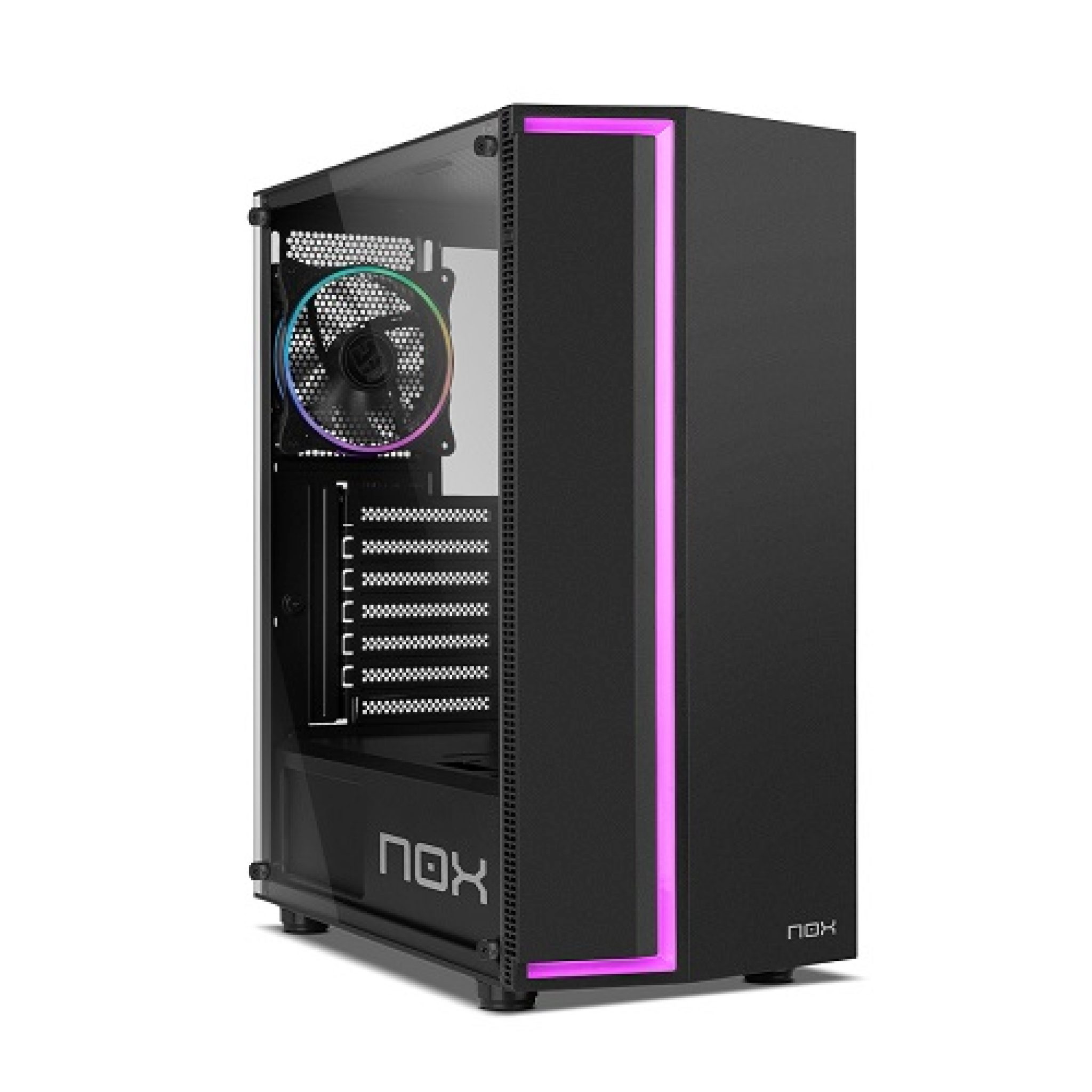 NOX Infinity Gamma, una caja gaming con el toque justo de RGB