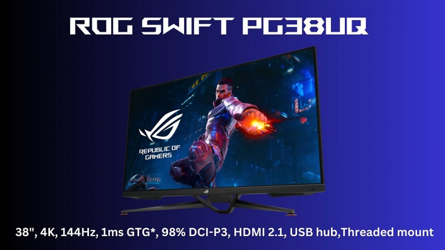 Asus ROG Swift PG38UQ, monitor gaming 4K de 38 pulgadas