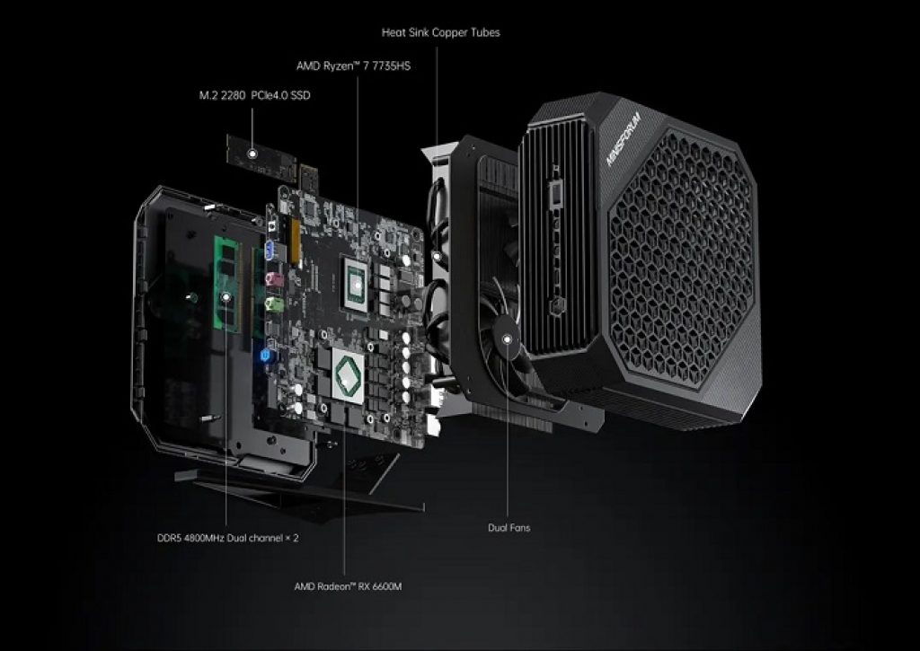 Neptune HX77G, un poderoso Mini PC Ryzen de Minisforum